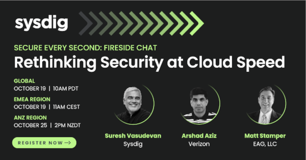 Fireside Chat Rethinking Security At Cloud Speed