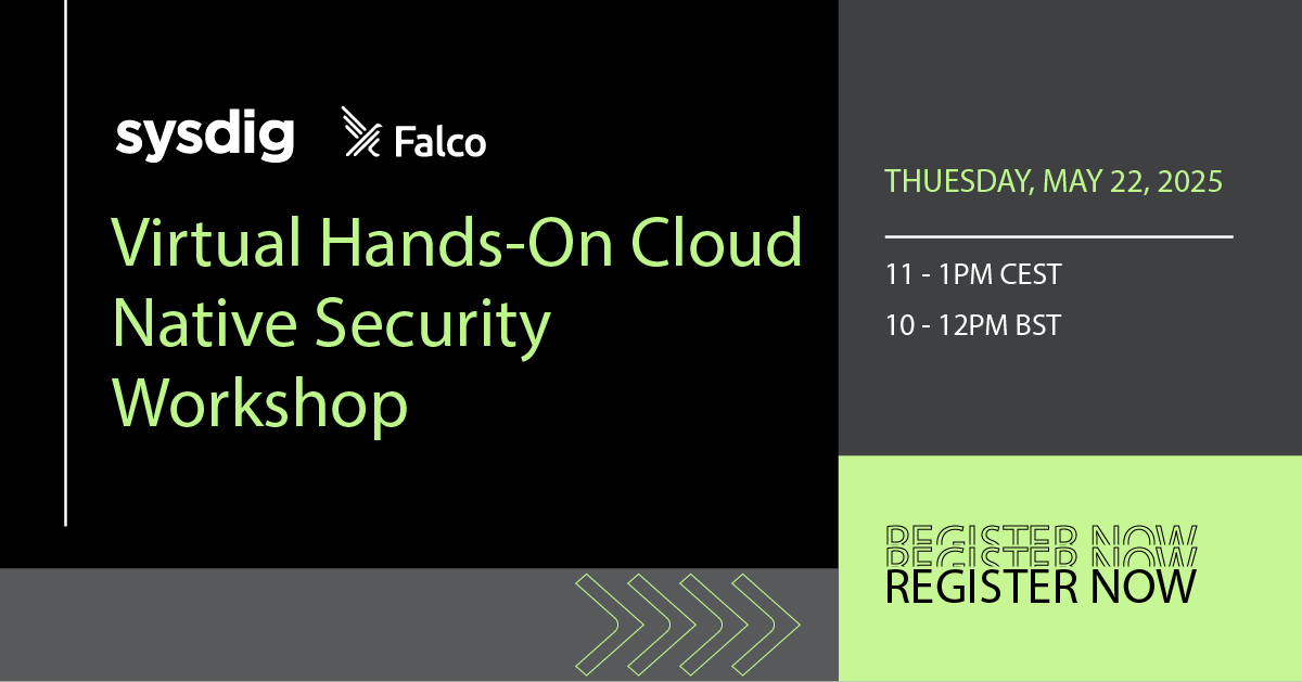Virtual Hands On Cloud Native Security Workshop